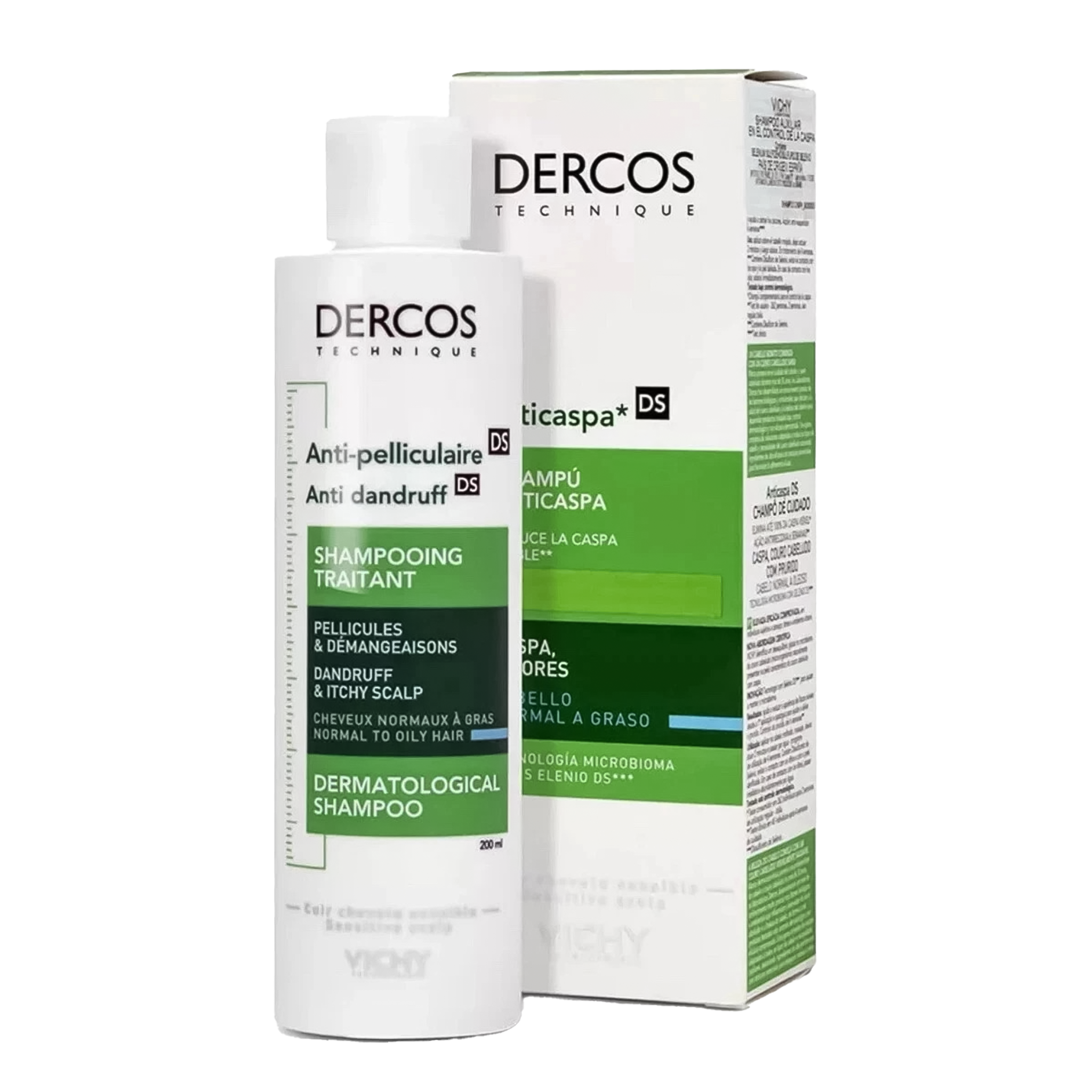 Vichy ~ Dercos Anti-Dandruff Shampoo Greasy Hair – Suramed Aesthetics